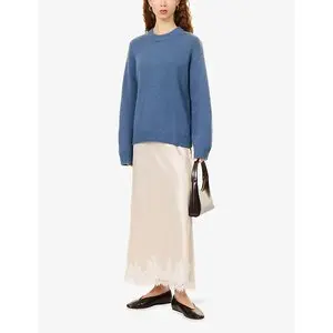 Rails Helly Round-neck Wool, Cotton And Cashmere Jumper