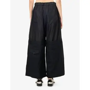 Noir Kei Ninomiya Double-layer Wool Trousers