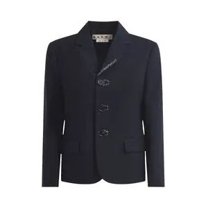 Marni Tropical Wool Jacket - Blue