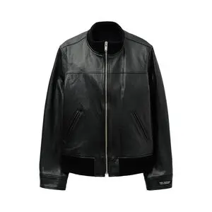 Undercover Zip Up Leather Blouson