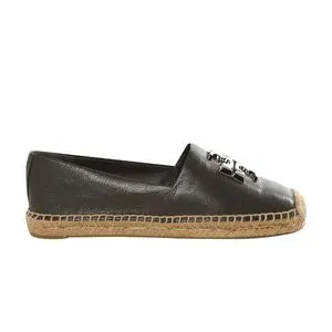 Tory Burch Wmns Eleanor Espadrille Flat 'dark Grigio - Tan