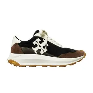 Tory Burch Wmns Tory Trainer 'perfect Blanc Dark Cocoa - Black