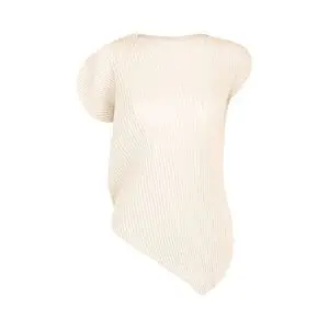 Issey Miyake Leaf Pleats Shirt - Tan
