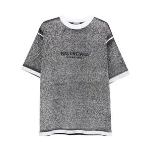 Balenciaga Medium Fit T-shirt - Black