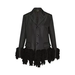 Comme Des Garçons Buttons Jacket - Black