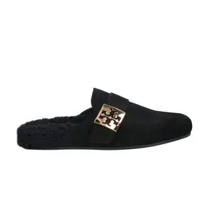 Tory Burch Wmns Mellow Shearling Mule 'perfect Gold - Black