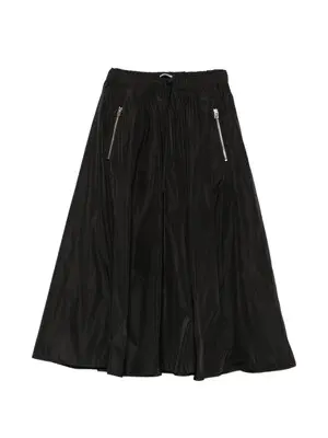 SUSANNE BOMMER Taffetas Long Skirt - Black