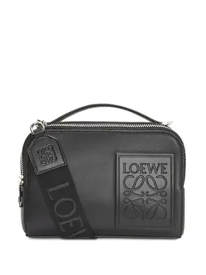 Loewe Camera Mini Leather Crossbody Bag - Black