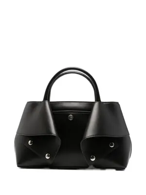 TOTEME Mercer Small Leather Shoulder Bag - Black