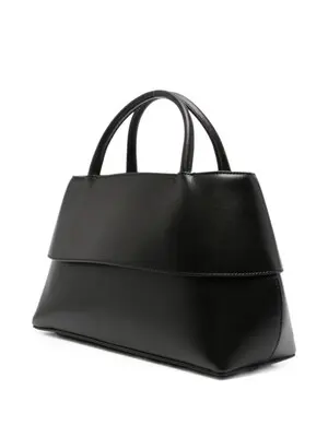 TOTEME Mercer Small Leather Shoulder Bag - Black