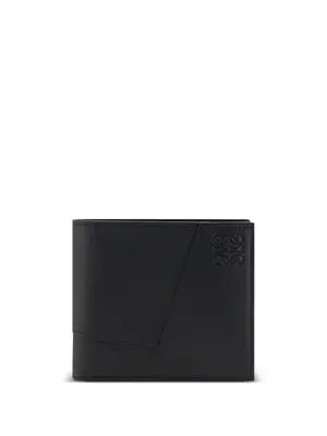 Loewe Puzzle Edge Leather Bifold Wallet - Black