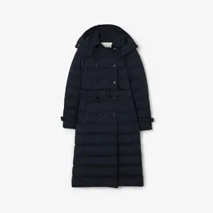 Burberry Long Nylon Audley Puffer Coat