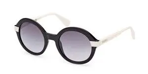 Max & Co. Max & Co Mo0052 Sunglasses - Black/white / Gradient Smoke