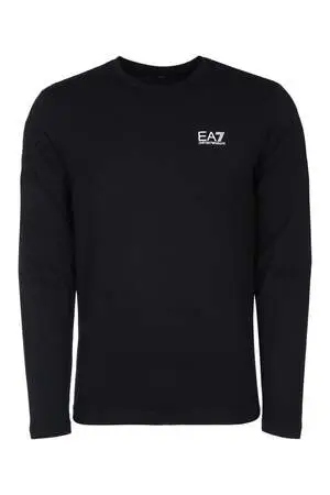 E.A.7 E. A.7 Long Sleeve Cotton-blend T-shirt - 1200