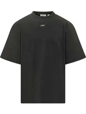 Off-White Negative Arrow Short Sleeve T-shirt - Black