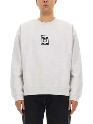Obey Logo Sweatshirt - Grey