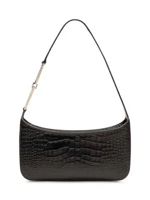 TOM FORD Tumbled Croc Small Shoulder Bag