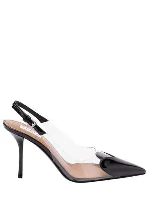 Alaïa Leather And Transparent Slingback Pumps