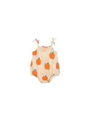 TINYCOTTONS Tinycottons Mini Cotton Unisex Baby Bodysuit Beige
