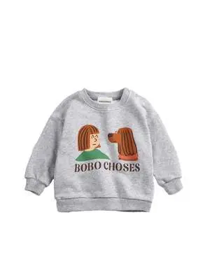BOBO CHOSES Mini Friends In A Pickle Sweatshirt
