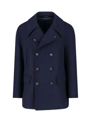 Tagliatore Double-breasted Wool Coat