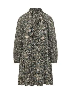 Ba&sh Kimia Button-front Mini Shirt Dress