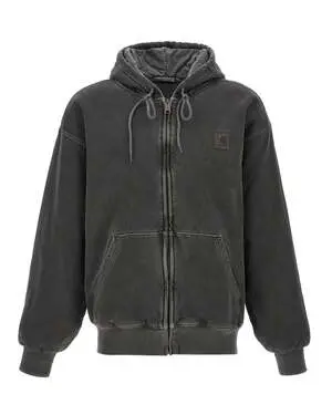 Carhartt Work In Progress Washed Cotton Zip Hoodie