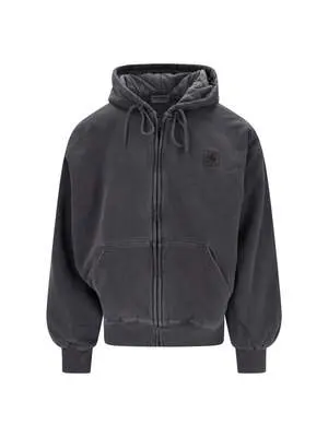 Carhartt Work In Progress Washed Cotton Zip Hoodie