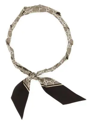 Gucci Silk Foulard Style Mini Scarf - Printed