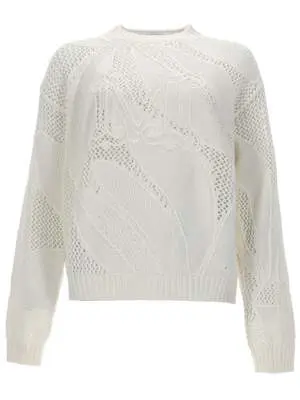 Max Mara Embroidered Cotton Sweater