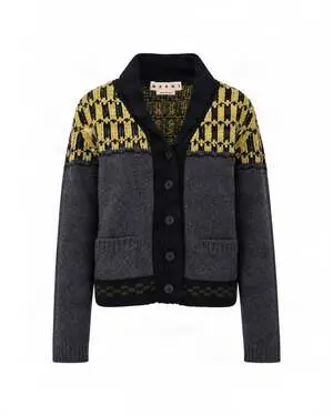Marni Patterned Knit Cardigan