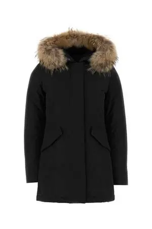 Woolrich Arctic Raccoon Parka Jacket For - Black