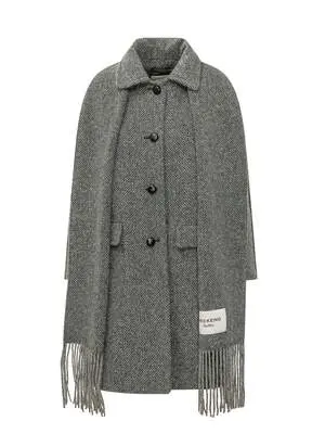 WEEKEND BY MAX MARA Wool Blend Overcoat - Bottonato