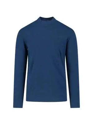 JIL SANDER Mock Neck Long Sleeve Top