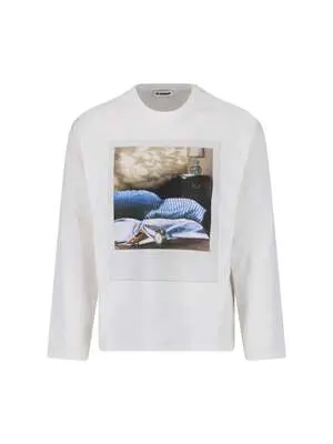 JIL SANDER Graphic Long-sleeve T-shirt