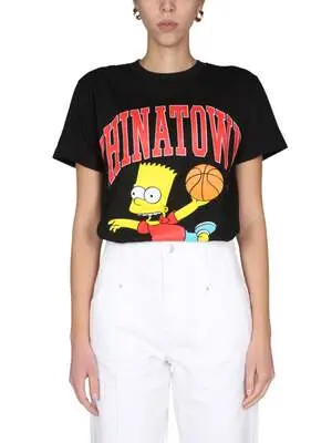 CHINATOWN MARKET X THE SIMPSONS Air Bart T-shirt Crew Neck - Black