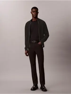 Calvin Klein Slim Tech Dobby 5-pocket Pants - Black