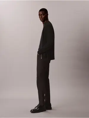 Calvin Klein Slim Tech Dobby 5-pocket Pants - Black