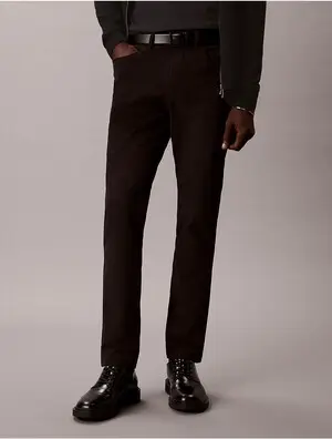 Calvin Klein Slim Tech Dobby 5-pocket Pants - Black