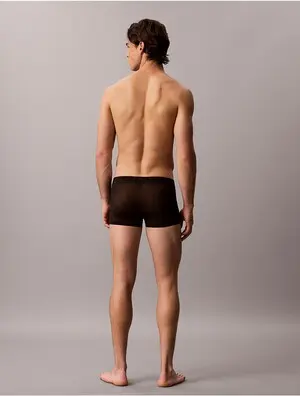 Calvin Klein Sheer Mesh Trunk - Black