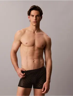 Calvin Klein Calvin Klein Sheer Mesh Trunk Black