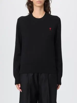 AMI Paris Crew Neck Pullover - Black