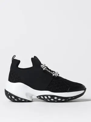 ROGER VIVIER Embellished Sneakers - Black