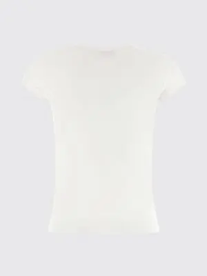 DIESEL® Slim Fit Cotton T-shirt With Oval D Logo - White