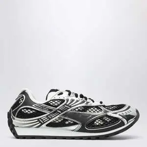 Bottega Veneta Orbit /silver Sneakers In Technical Fabric