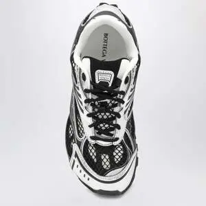 Bottega Veneta Orbit /silver Sneakers In Technical Fabric