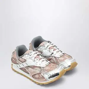 Bottega Veneta Orbit Sneakers In Leather And Technical Fabric - Multicolor