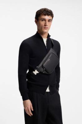 BOSS Slimline Belt Bag With Logo Lettering