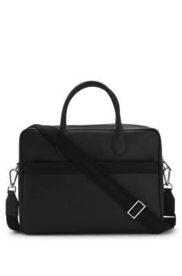 BOSS Grained Document Case With Logo Lettering