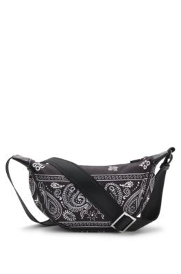 Hugo Patterned Hobo Bag